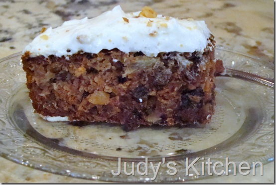 Judy's Kitchen: SAM’S FAMOUS CARROT CAKE